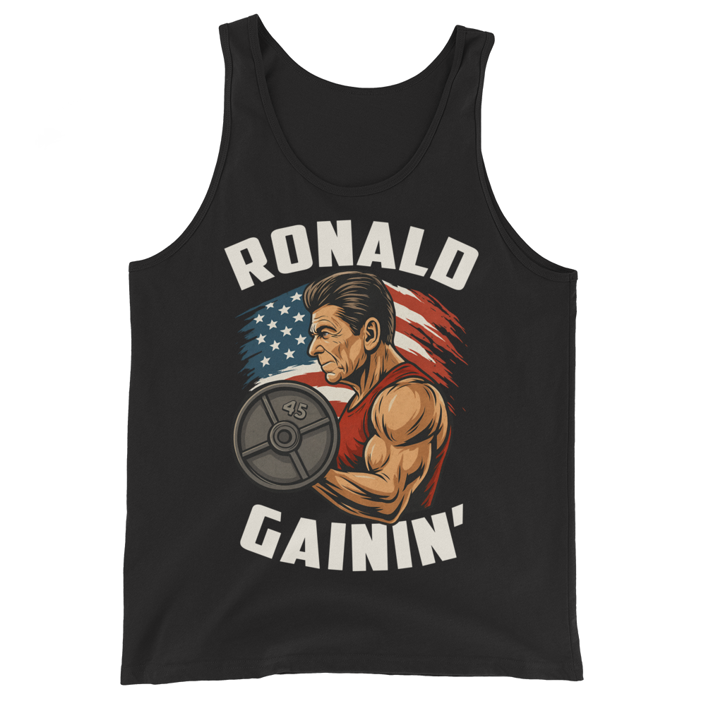 Ronald Gainin' - Tank Top – Liftmas Tree