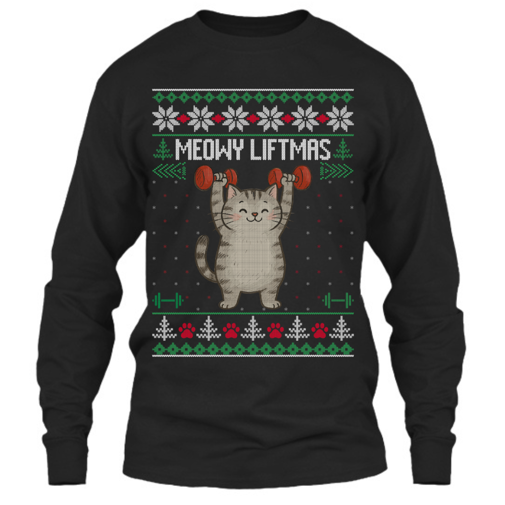 Meowy Liftmas - Long Sleeve – Liftmas Tree