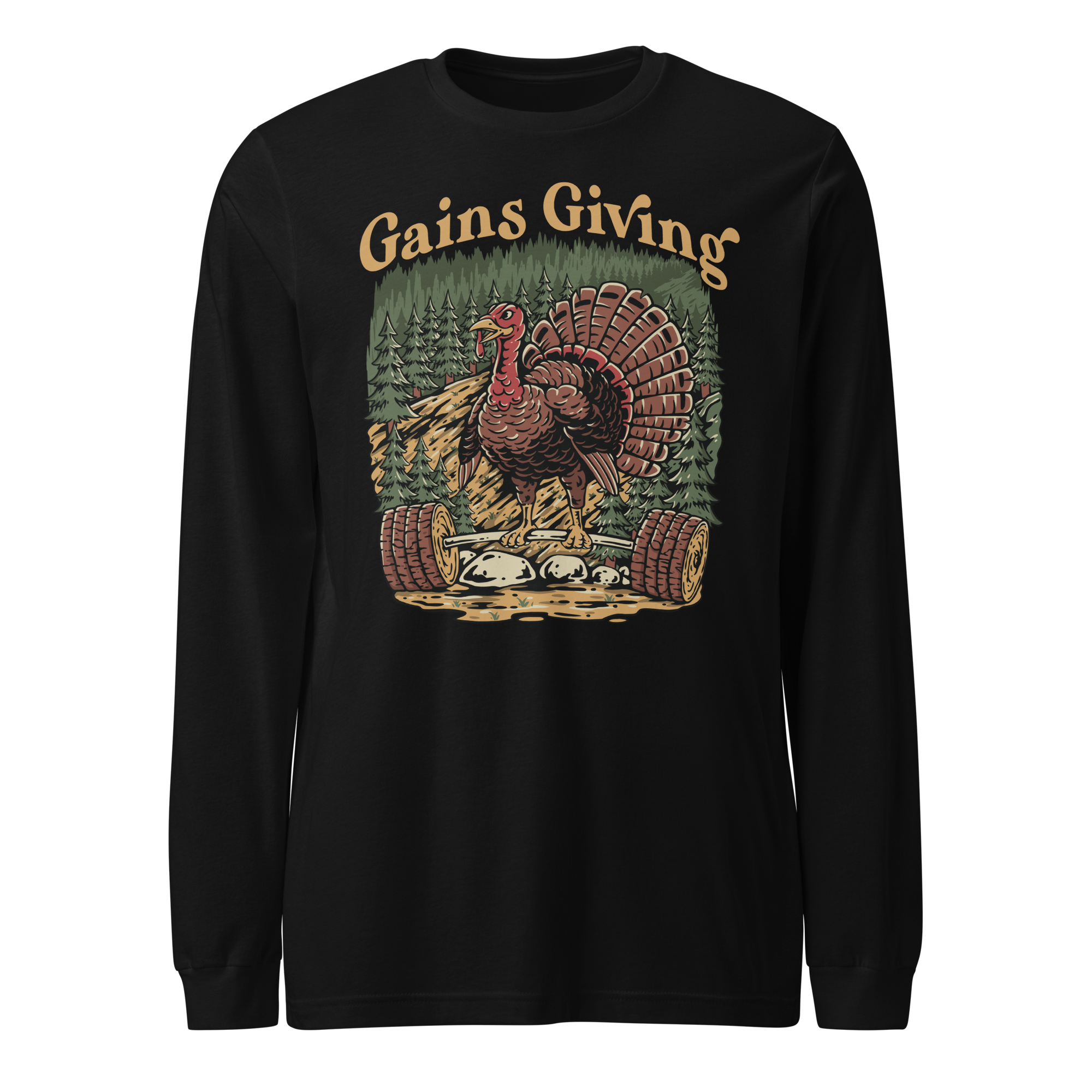 Gains Giving (Thanksgiving) - Long Sleeve – Liftmas Tree